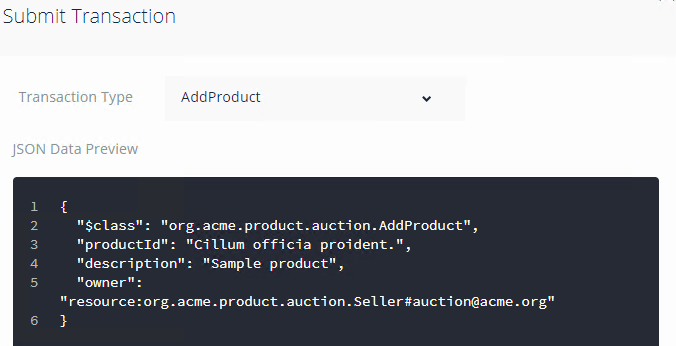 Hyperledger Composer - 상품 경매 네트워크 - JSLee's Blog