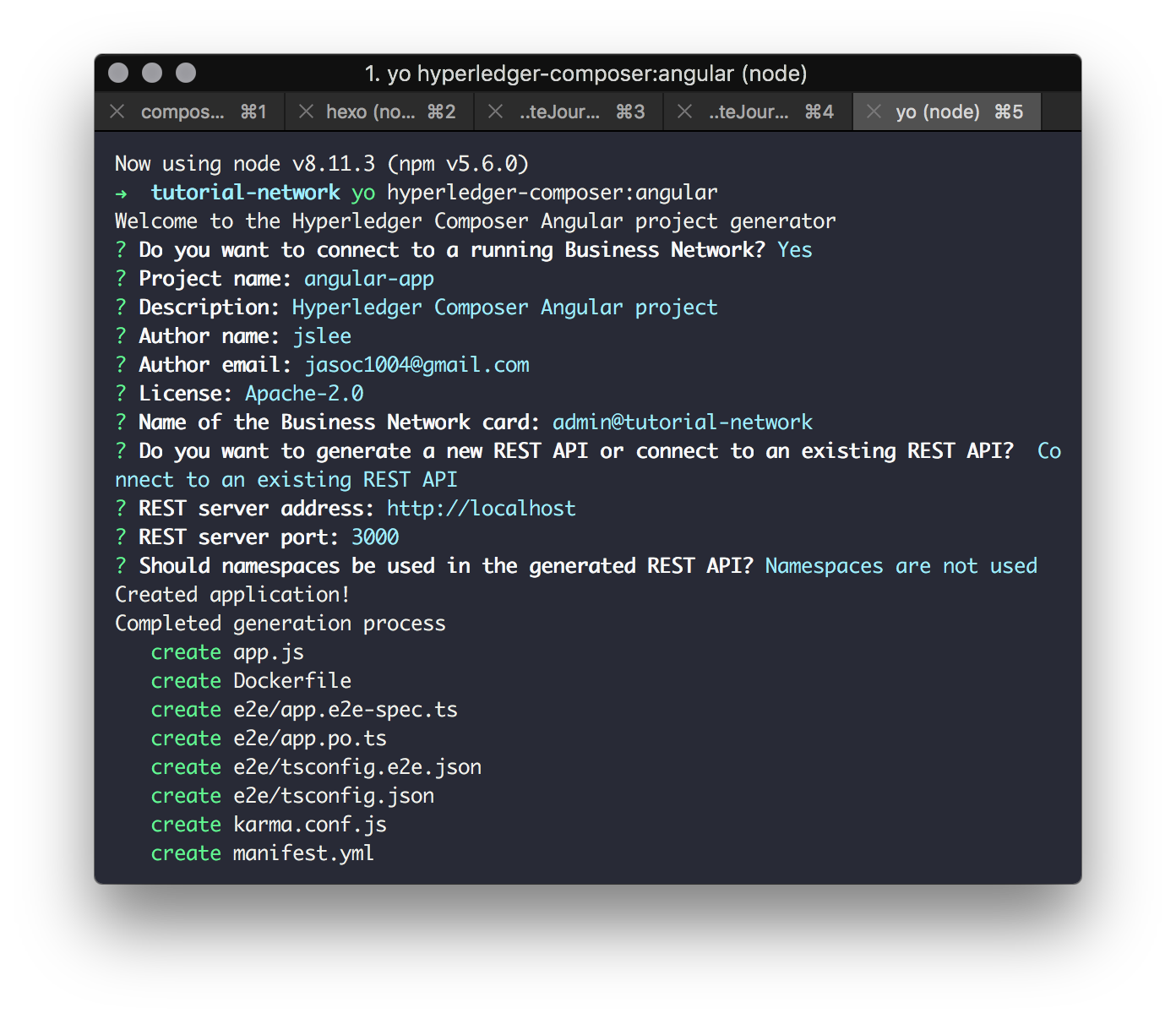 Hyperledger Developer Tutorial - JSLee's Blog